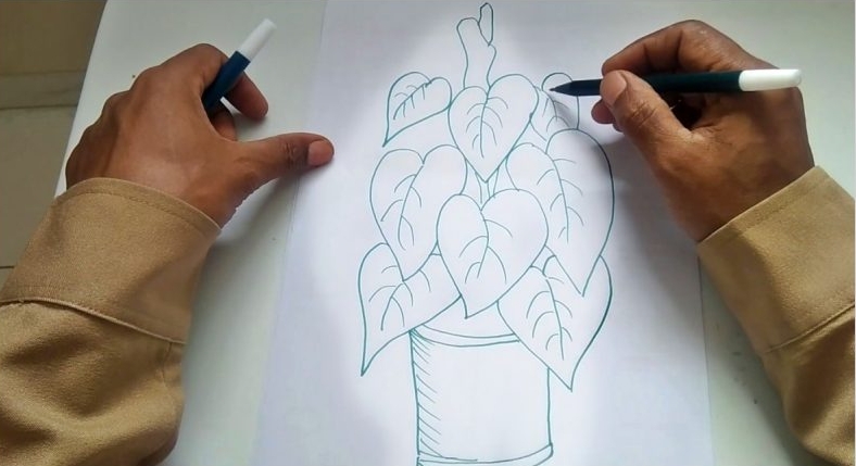 √ Sketsa Daun Terbaik! Paling Mudah Digambar Oleh Siapapun